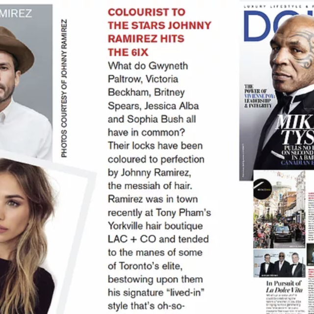 Colourist to the stars Johnny Ramirez hits the 6IX ~ Dolce Vita ...